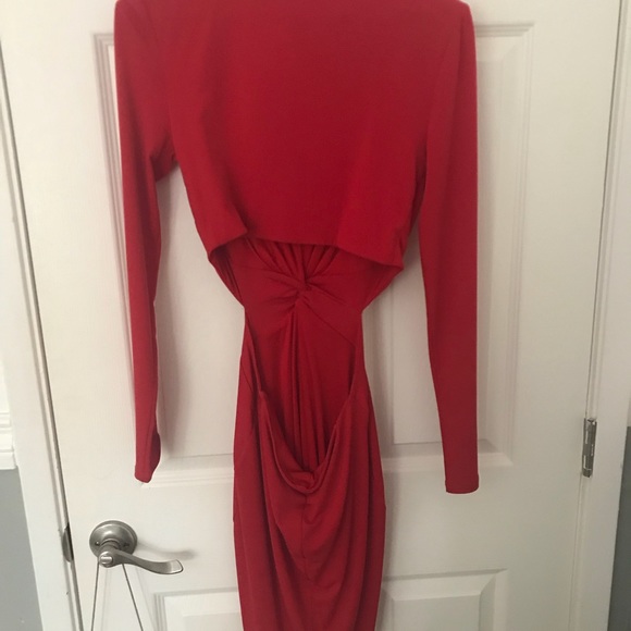 Dresses | Low Cut Open Back Red Dress | Poshmark